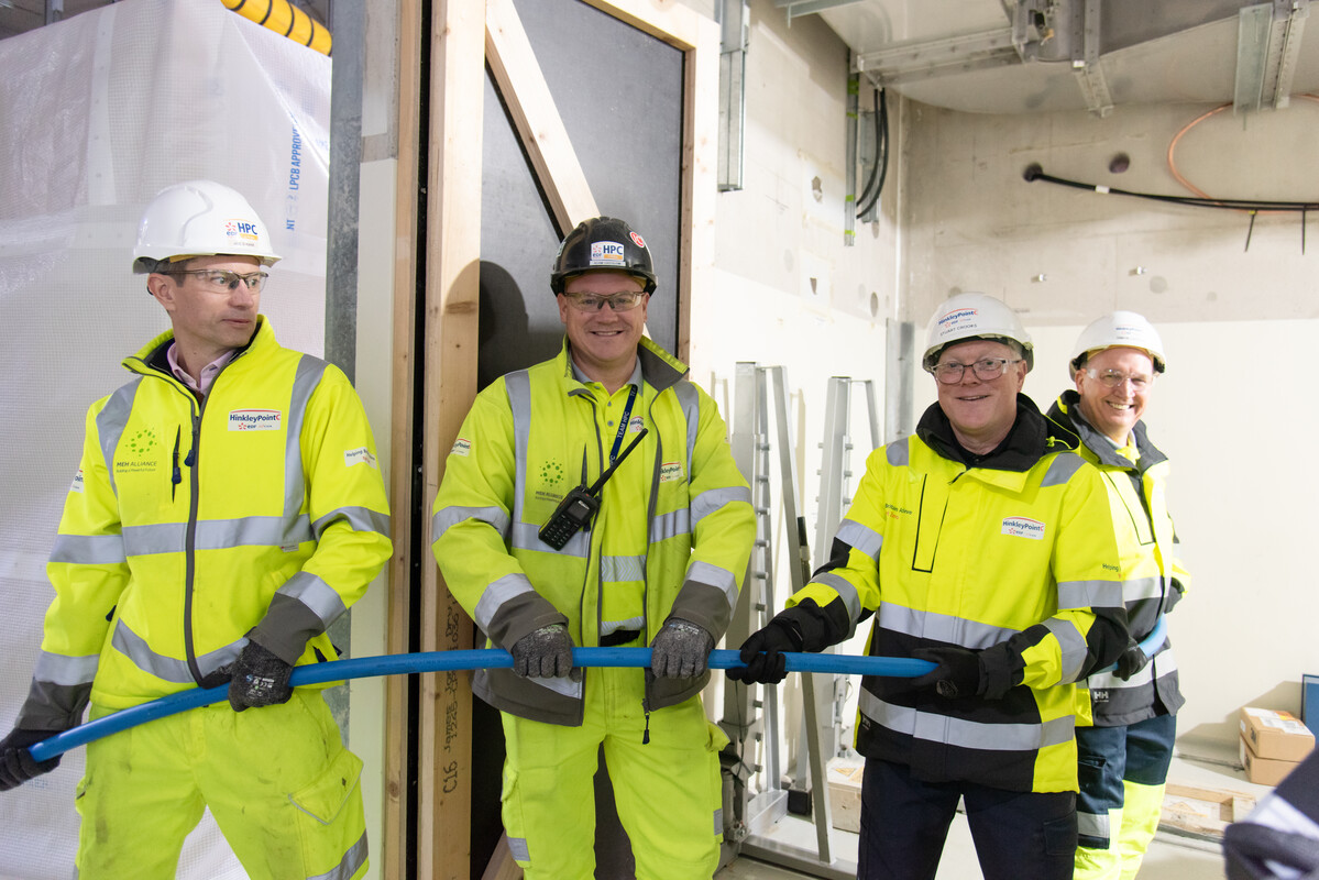 First cable pulled at Hinkley Point C - MEH Alliance