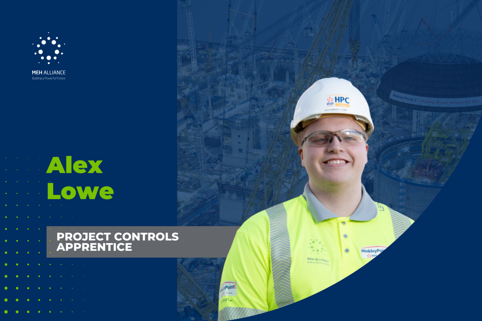 Meet Alex Lowe, Project Controls Apprentice - MEH Alliance